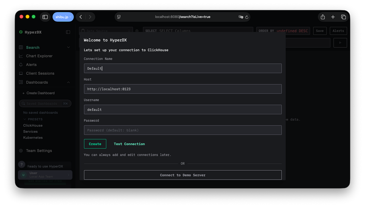 HyperDXを試す | フューチャー技術ブログ